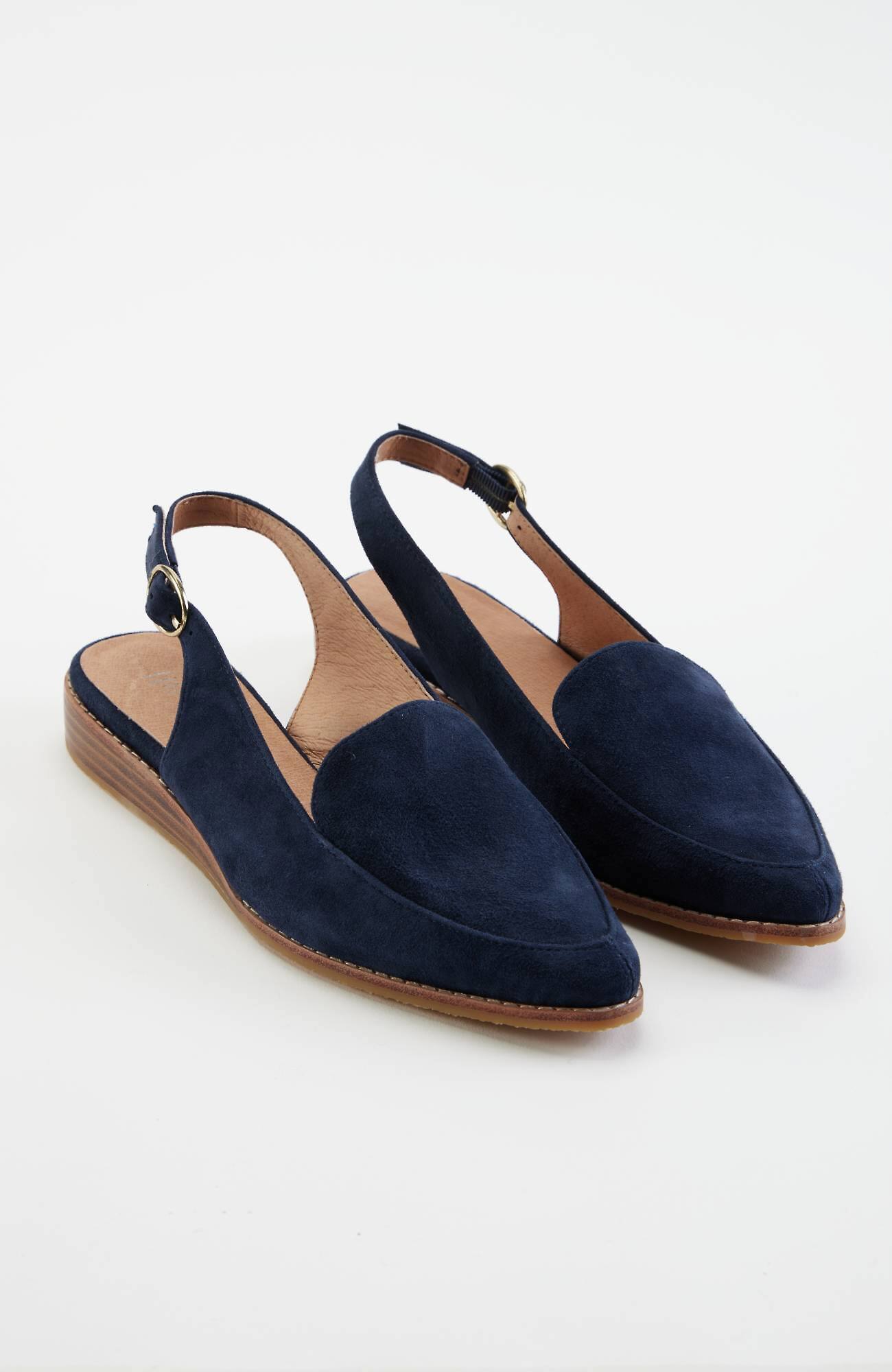 Jjill J.jill Nara Loafer Slingbacks In Navy Blue | ModeSens